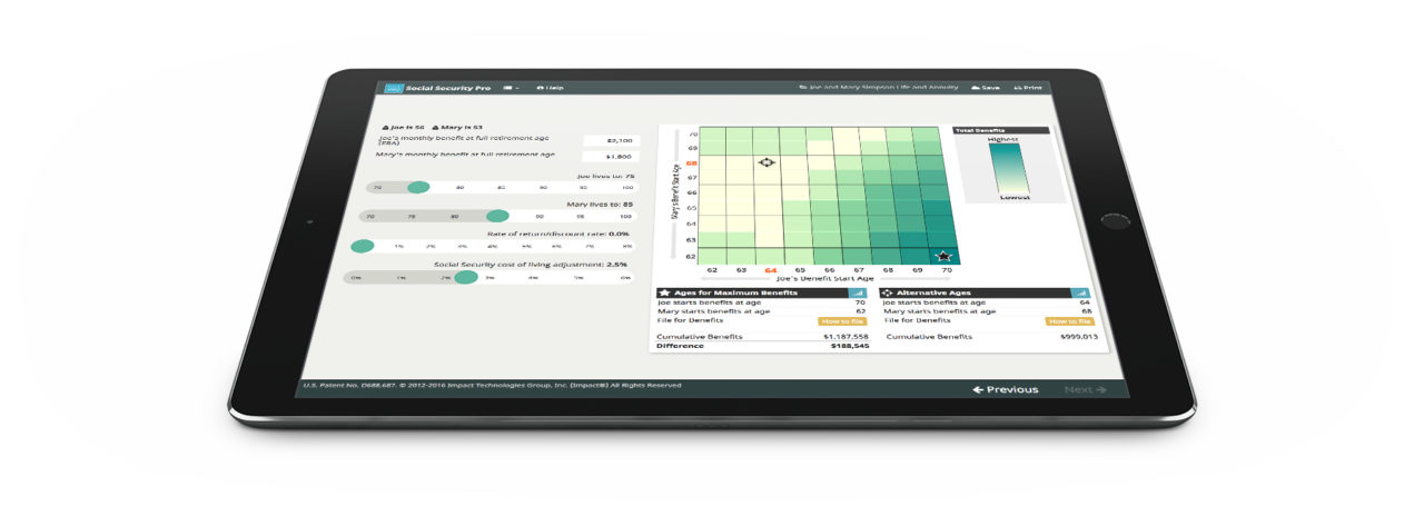 Social Security Pro | Social Security Planning Software for Advisors ...